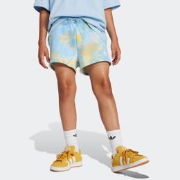 Shorts adidas originals "KIDS", Damen, Gr. 152, N-Gr, bunt (clear sky, multicolor,), Obermaterial: 70% Baumwolle, 30% Polyester, Hosen Shorts, sportlicher Stil mit 80s-Vibes, 3-Streifen an den Seiten