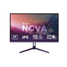 Arozzi Nova 24T1K200, Gaming-Monitor 61 cm (23.8 Zoll), lila, FullHD, IPS, HDMI, DP, Adaptive-Sync, HDR, 200Hz Panel