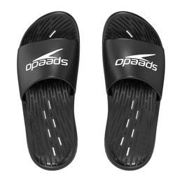 Badesandale Speedo "Speedo Slide AF", Damen, Gr. 37, schwarz, Obermaterial: 100% EVA, unifarben, Schuhe Badesandale, sportlicher Stil, ohne Verschluss, leichtes Design, Topseller