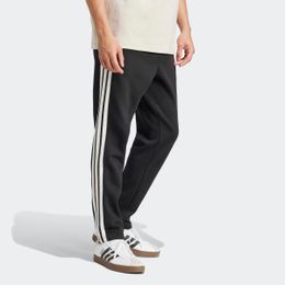 Sporthose adidas Sportswear "ESSENTIALS 3-STREIFEN OPEN HEM", Herren, Gr. XL, N-Gr, schwarz, wei&szlig;, normal, gr., Obermaterial: 55% Baumwolle, 36% Polyester, 9% Viskose, Hosen Sporthose, aus Baumwolle, Polyester und Viskose, offener Saum, Topseller