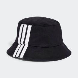 Beanie adidas Performance "3-STREIFEN STOFFHUT", Damen, schwarz-wei&szlig; (schwarz, wei&szlig;), Obermaterial: 100% Baumwolle, M&uuml;tzen Beanie
