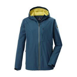 Funktionsjacke Killtec "KOS 56 MN JCKT", Herren, Gr. 3XL, ocean, Obermaterial: 100% Polyester;Futter: 100% Polyester, Jacken Funktionsjacke, Leichte, wasserdichte Jacke, atmungsaktiv, kompakt verstaubar