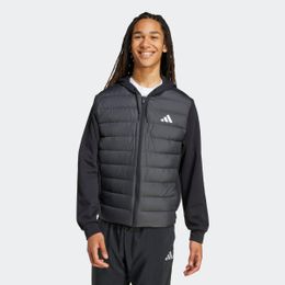 Outdoorjacke adidas Sportswear "ESSENTIALS CLIMAWARM LEICHTE MIT KAPUZE", Herren, Gr. XL, schwarz, Obermaterial: 70% Polyester, 30% Baumwolle. Wattierung: 80% Entendaune, 20% Federn, Jacken Outdoorjacke