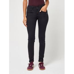 Skinny-fit-Jeans Gang "94MEDINA", Damen, Gr. 31, N-Gr, prewashed, Denim/Jeans, Obermaterial: 59% Baumwolle, 36% Polyester, 5% Elasthan, skinny fit lang, Jeans Skinny-fit-Jeans, mit stylischer halb offener Knopfleiste