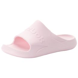 Badesandale Reebok "Reebok CLEAN SLIDE", Damen, Gr. 42, rosa (pink), Synthetik, Schuhe Badesandale, Badelatschen