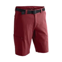 Funktionsshorts Maier Sports "Huang", Damen, Gr. 46, Normalgr&ouml;&szlig;en, weinrot, 90%Polyamid, 10% Elasthan, Hosen Funktionsshorts, Herren Shorts, kurze Outdoor-Hose, Bermudas mit 4 Taschen, Regular Fit