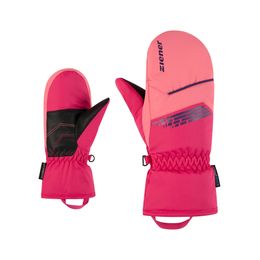 F&auml;ustlinge Ziener "LAVIVO-Z AS MITTEN glove", Jungen, Gr. 6,5, pop pink, Obermaterial: 100% Polyester; Innenseite: 100% Polyester; Futter: 100% Polyester; Wattierung: 100% Polyester, Handschuhe F&auml;ustlinge
