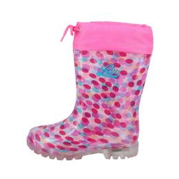 Gummistiefel Lico "Stiefel Power Blinky", M&auml;dchen, Gr. 25, rosa, Synthetik, Schuhe Gummistiefel