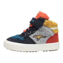 Sneaker Kangaroos "KAVU SHADY FUR EV", M&auml;dchen, Gr. 27, braun (stone braun, multi), Synthetik, Schuhe Sneaker, Warmfutter