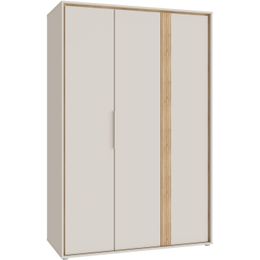 Kleiderschrank FORTE, sand, mauvella eiche, B:126,3cm H:193,7cm T:60cm, Holzwerkstoff, Schr&auml;nke, Kleiderschrank, in zwei Gr&ouml;&szlig;en erh&auml;ltlich