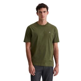 Marc O'Polo T-Shirt MARC O'POLO, Herren, Gr. S, dried herb, Jersey, Obermaterial: 100% Baumwolle, unifarben, h&uuml;ftbedeckend, Rundhals, Shirts T-Shirt