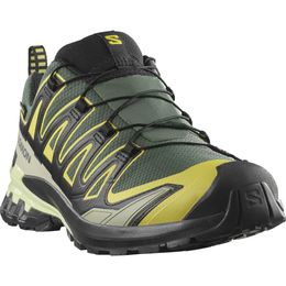 Laufschuh Salomon "XA PRO 3D V9 GORE-TEX", Damen, Gr. 48, gr&uuml;n (urban chic, schwarz, cress gr&uuml;n), Synthetik, Textil, Schuhe Laufschuh, wasserdicht
