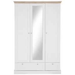 Kleiderschrank OTTO HOME "Binz", wei&szlig; (wei&szlig;, eichefarben), B:122cm H:180cm T:55cm, FSC-zertifizierter Holzwerkstoff, Schr&auml;nke, Kleiderschrank, in unterschiedlichen Breiten und zwei Farbvarianten erh&auml;ltlich
