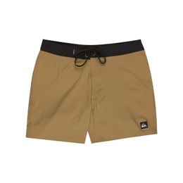 Boardshorts Quiksilver "Surfsilk Kaimana 16", Herren, Gr. 32(M), gr&uuml;n (aloe), Obermaterial: 88% Microfaser, 12% Elasthan;, Hosen Boardshorts