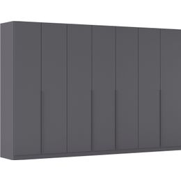 Dreht&uuml;renschrank OTTO HOME "Kleiderschrank Schrank Garderobe AGORDO TOPSELLER Schlafzimmer", grau (graumetallic), B:315cm H:210cm T:54cm, Holzwerkstoff, Schr&auml;nke, Dreht&uuml;renschrank, durchdachte Innenausstattung, in 8 Breiten und 2 H&ouml;hen MADE IN GERMANY
