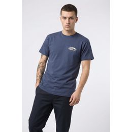 T-Shirt Vans "DOUBLE STANDARD SS TEE", Herren, Gr. S, deep indigo, Obermaterial: 100% Baumwolle, normal, Rundhals, Shirts T-Shirt, sportlicher Stil, ohne Verschluss, Rundhalsausschnitt