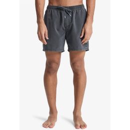 Badeshorts Quiksilver "EVERYDAY SURFWASH VOLLEY 15", Herren, Gr. XXL, N-Gr, schwarz, Polyester, unifarben, Badehosen Badeshorts, sportliche Schnittform, PFC FREE Technologie
