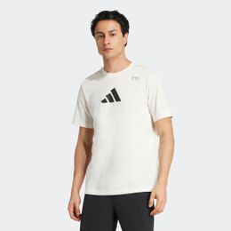 T-Shirt adidas Performance "CLIMACOOL CATEGORY TRAINING GRAPHIC", Herren, Gr. XL, wei&szlig; (chalk wei&szlig;), Obermaterial: 65% Polyester, 35% Baumwolle, Shirts T-Shirt, f&uuml;r sportliche Aktivit&auml;ten, kurze &Auml;rmel, atmungsaktiv