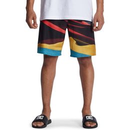 Boardshorts DC Shoes "Radial Vibe 19", Herren, Gr. 30S, schwarz, 90% Polyester, 10, 0% Elasthan, Hosen Boardshorts