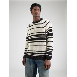 WEEKDAY Pullover Herren Gr&ouml;&szlig;e XL ecru / schwarz