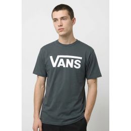T-Shirt Vans "Vans CLASSIC SS TEE", Herren, Gr. L, mystic moss, Obermaterial: 100% Baumwolle, Rundhals, Shirts T-Shirt, sportlicher Stil, aus Baumwolle