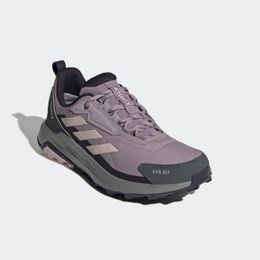 Wanderschuh adidas terrex "TERREX ANYLANDER RAIN.RDY", Damen, Gr. 41, lila (preloved fig, putty mauve, aurora schwarz), Textil, Schuhe Wanderschuh, wasserdicht