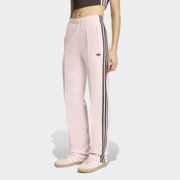 Sporthose adidas originals "FB CLASSIC TP", Damen, Gr. XXL (25/26), K-Gr, sandy pink, aurora coffee, kurz, gr., Obermaterial: 100% Polyester, Hosen Sporthose, FIREBIRD, regul&auml;re Passform