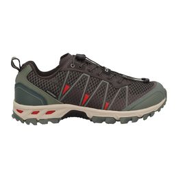 Wanderschuh CMP "ALTAK TRAIL SHOES WP", Herren, Gr. 42, piombo, trek gr&uuml;n, ferrari, Synthetik, Schuhe Wanderschuh, wasserdicht