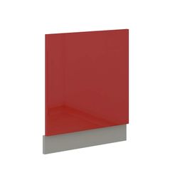 K&uuml;chen-Preisbombe Frontblende Geschirrsp&uuml;ler integriert 60 cm Rot Hochglanz K&uuml;che Rose Bianca