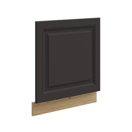 K&uuml;chen-Preisbombe Frontblende f&uuml;r integrierten Geschirrsp&uuml;ler 60 cm Stilo Grau + Eiche Artisan