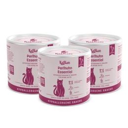 KatKare Hypoallergener Gefriergetrockneter Snack Perlhuhn Essential 3x70 g
