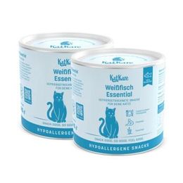 KatKare Hypoallergener Gefriergetrockneter Snack Weissfisch Essential 70g 2x70 g