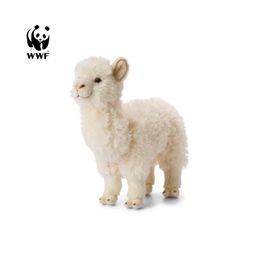 Pl&uuml;schtier Alpaka (31cm, wei&szlig;) WWF lebensecht Kuscheltier Stofftier Alpaca Kamel S&uuml;damerika