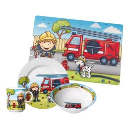 Ritzenhoff & Breker Ritzenhoff & Breker Kindergeschirr mit Platzset Feuerwehrmann Bernie