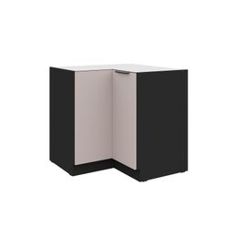 K&uuml;chen-Preisbombe K&uuml;chen Eckunterschrank 90x90 cm K&uuml;che ARONA Kaschmir beige K&uuml;chenzeile