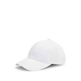 Baseball Cap BOSS "Zed", Damen, wei&szlig; (wei&szlig; 100), Twill, Baumwolle, unifarben, Caps Baseball Cap, mit Logostickerei, Unisex
