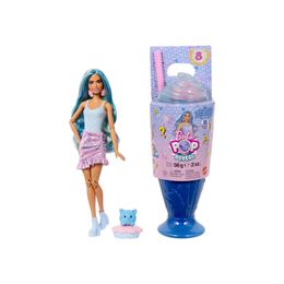 Mattel JFY61 - Barbie - Pop Reveal - Modepuppe mit 8 &Uuml;berraschungen und formbaren Sand (56g), Cupcake Design