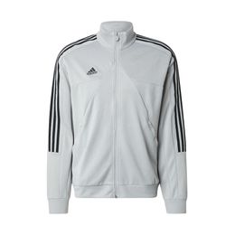 adidas Sportswear Athletic Zip-Up Hoodie 'Tiro' male Grey size XXL