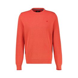 Sweatshirt Lerros "Sweatshirt in sportlicher 2-Tone-Optik", Herren, Gr. 5XL, vivid rot, 100% Baumwolle, Sweatshirts Sweatshirt