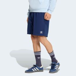 Shorts adidas originals "TREFOIL ESSENTIALS 7 INCH FLEECE", Herren, Gr. M, N-Gr, night indigo, normal, gr., Obermaterial: 82% Baumwolle, 18% Polyester, Hosen Shorts, sportlicher Stil, f&uuml;r vielseitige Alltagsaktivit&auml;ten