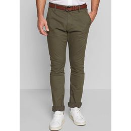 Stoffhose INDICODE "Gower", Herren, Gr. 36, L&auml;nge 34, gr&uuml;n (army), Web, Obermaterial: 98% Baumwolle, 2% Elasthan, unifarben, schmal normal, Hosen Stoffhose, Baumwollmischung, regular fit