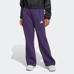 Sporthose adidas Sportswear "EVERYDAY GLAM KIDS", Damen, Gr. 152, N-Gr, aurora plum, silber metallic,, Obermaterial: 70% Baumwolle, 30% Polyester, Hosen Sporthose
