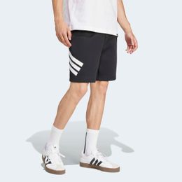 Shorts adidas Sportswear "FUTURE ICONS 3-STREIFEN", Herren, Gr. XL, N-Gr, schwarz (schwarz, normal, gr.), Obermaterial: 67% Polyester, 33% Baumwolle, Hosen Shorts
