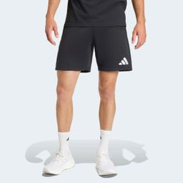 Trainingsshorts adidas Performance "ENTRADA26 SWEAT", Herren, Gr. XL, N-Gr, schwarz, wei&szlig;, normal, gr., Obermaterial: 70% Baumwolle, 30% Polyester, Hosen Trainingsshorts