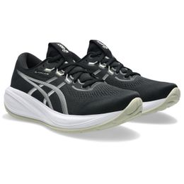 Laufschuh asics "GEL-CUMULUS 28", Herren, Gr. 45, schwarz, wei&szlig;, Synthetik, Schuhe Laufschuh, mit PureGEL D&auml;mpfung, mit FF BLAST MAX Mittelsohlen-Foam