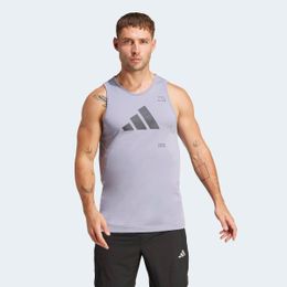 Tanktop adidas Performance "ALL-GYM CATEGORY GRAPHIC", Herren, Gr. 3XL, lila (silber violet), Obermaterial: 70% Baumwolle, 30% Polyester, Tops Tanktop