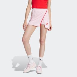 Shorts adidas Sportswear "ESSENTIALS COLOR-POP COTTON SKORT", Damen, Gr. M, N-Gr, pink (clear pink, normal, gr.), Obermaterial: 93% Baumwolle, 7% Elasthan, Hosen Shorts