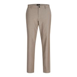 Jack & Jones Chinos JACK & JONES "JPSTOLLIE CONNOR CHINO NOOS", Herren, Gr. 31, L&auml;nge 34, beige, Web, Obermaterial: 69% Polyester, 29% Viskose, 2% Elasthan, unifarben, regular fit lang, Hosen Chinos, Materialmix, regular fit