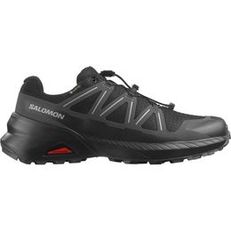 Trailrunningschuh Salomon "SPEEDCROSS PEAK GORE-TEX", Herren, Gr. 47, schwarz (schwarz, schwarz, asphalt), Synthetik, Textil, Schuhe Trailrunningschuh, wasserdicht, Topseller