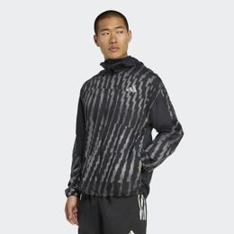 Laufjacke adidas Performance "ADI365 RUNNING REFLEKTIERENDE", Herren, Gr. 3XL, schwarz (schwarz, reflective silber), Obermaterial: 100% Polyamid, Jacken Laufjacke